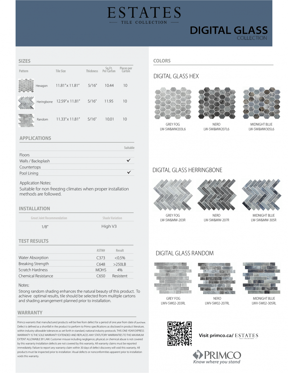 Mosaic Tile_Digital Glass - Primco