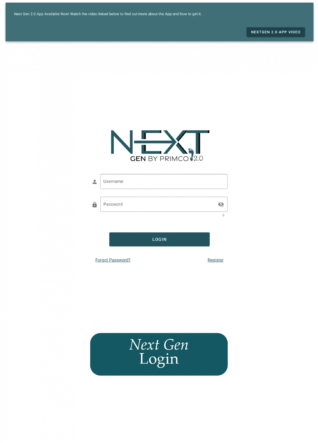 Next Gen Login Next Gen Lgoin - Primco
